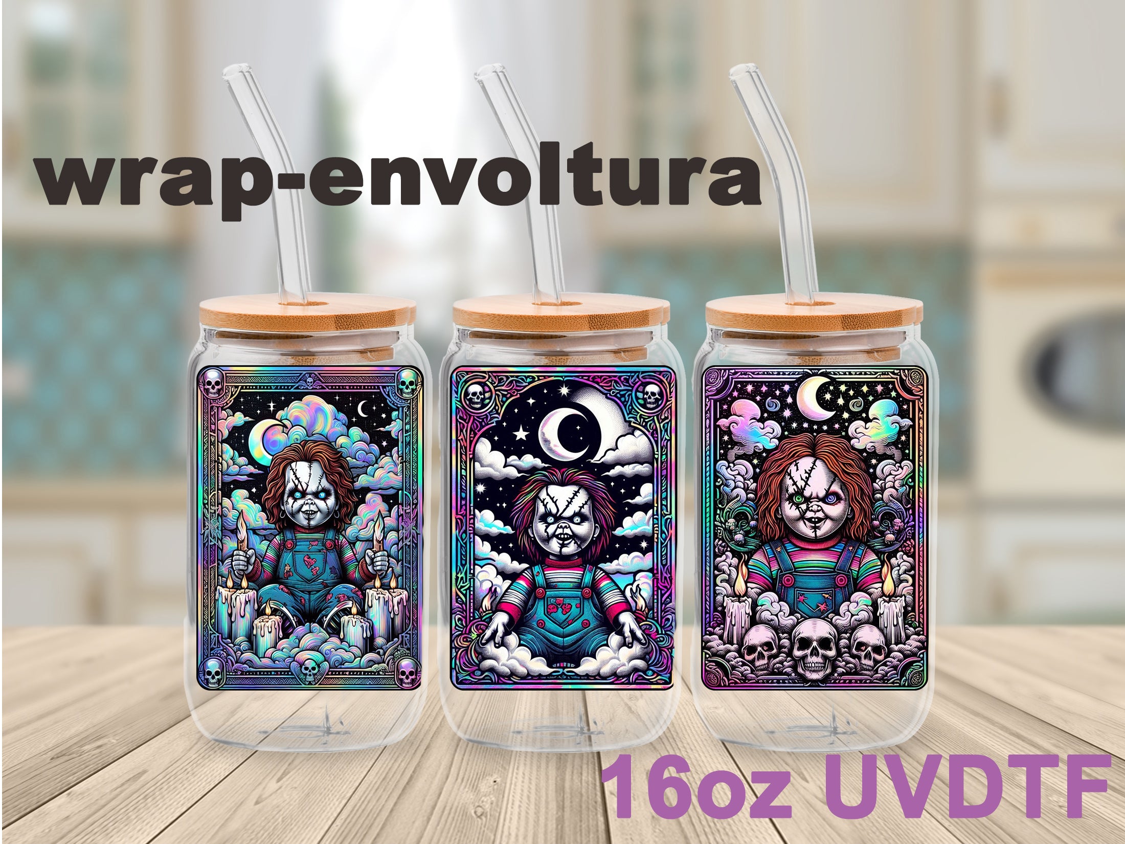 Chucky Tarot uvdtf wrap/envoltura – CREACIONESDRUPPY